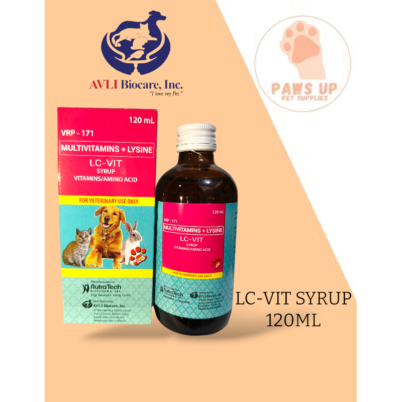 NutraTech LC-Vit Syrup for Pets 120ML (1 Bottle) | Shopee Philippines