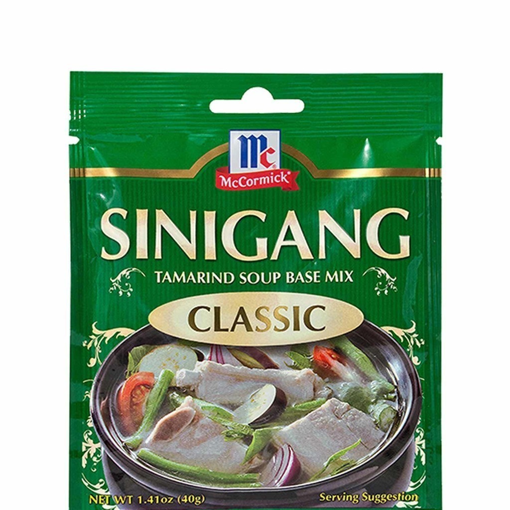 McCormick Sinigang Tamarind Soup Base Mix ( Classic 40g ) | Shopee ...