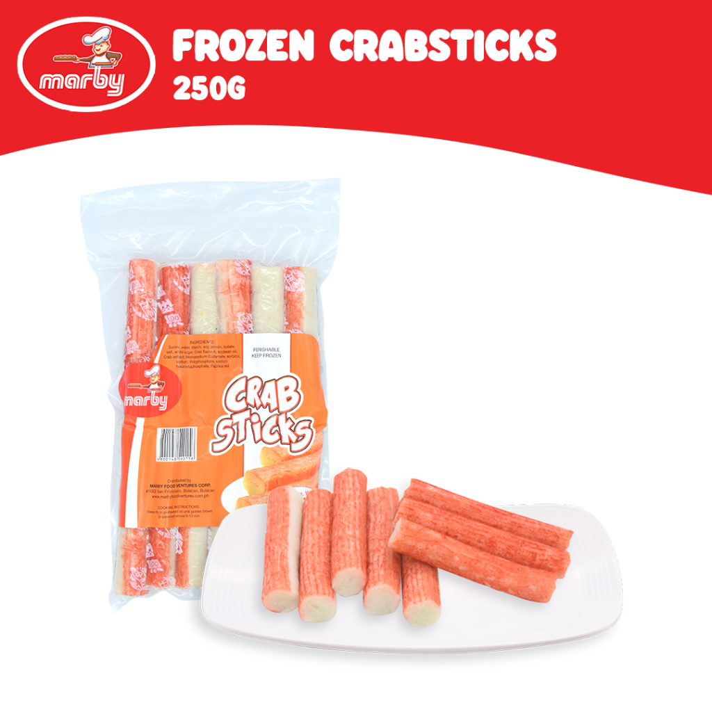 Marby Frozen: Crabstick - 250 grams | Shopee Philippines