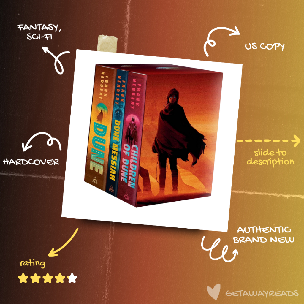 Dune Saga 3-Book Boxed Set: Dune, Dune Messiah, and Children of Dune by ...