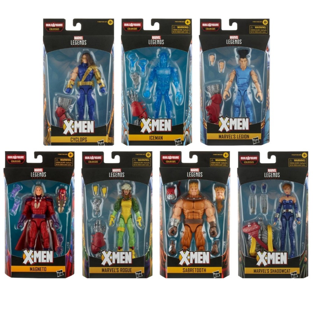 MARVEL Legends Series Colossus Wave (Cyclops, Iceman, Legion, Magneto ...