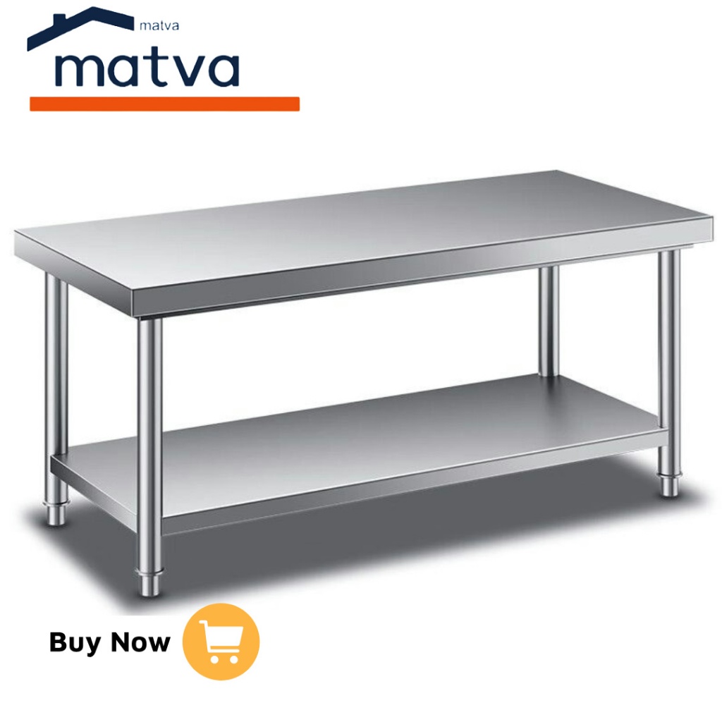 MATVA New kitchen table Commercial console table 304 stainless table ...