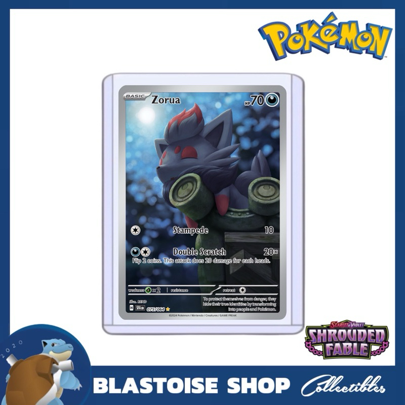 [EN] Pokemon Shrouded Fable Zorua IR Illustration Rare 075/064 Trading ...