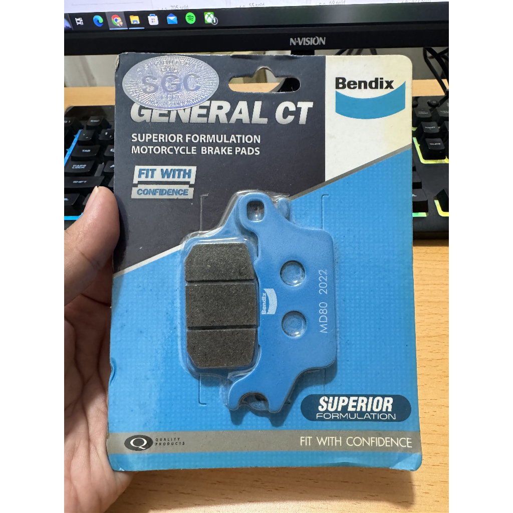 Bendix Brake Pad MD80 Honda Click 125/150 Front | Shopee Philippines