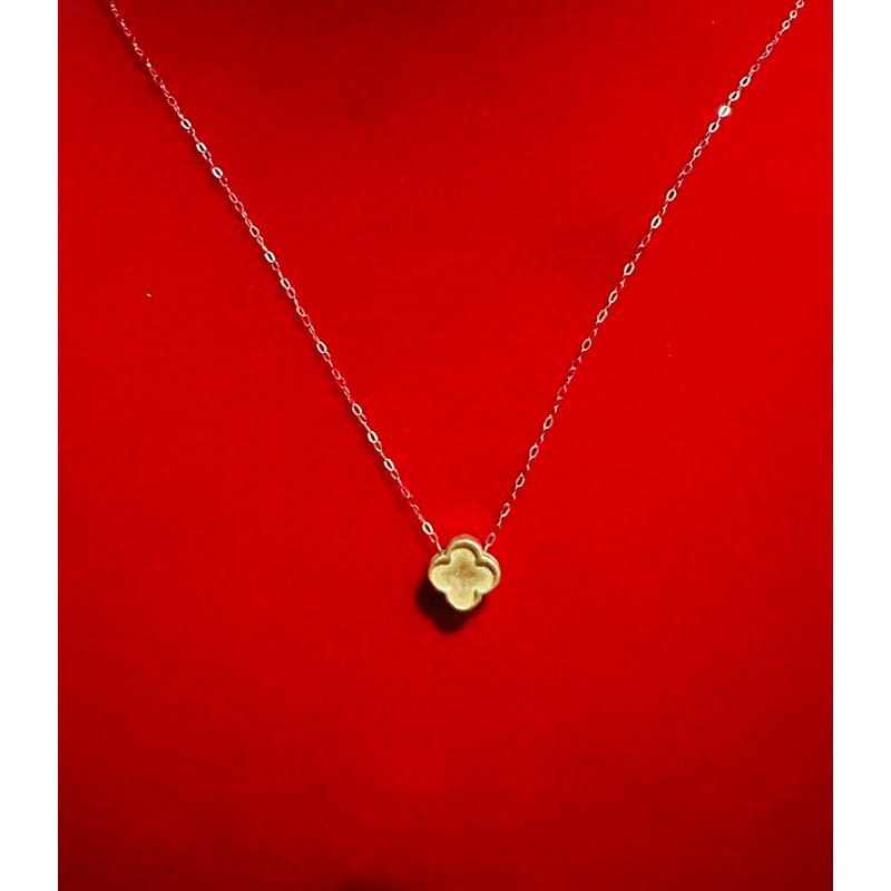 24K HK Gold Pendant 18K Saudi Gold Necklace | Shopee Philippines