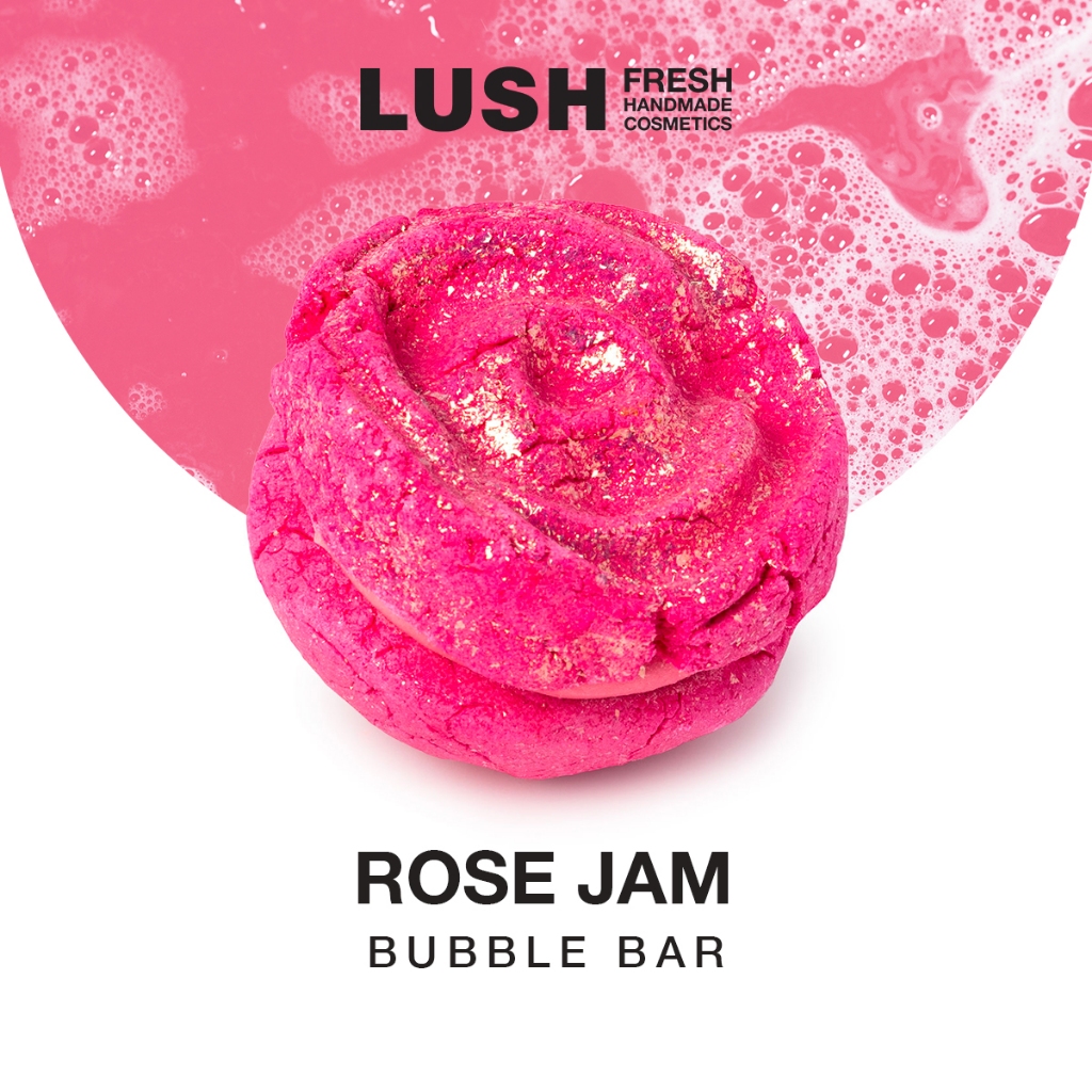 LUSH Rose Jam Bubbleroon 100g (Moiturizing) (Softening) | Shopee ...