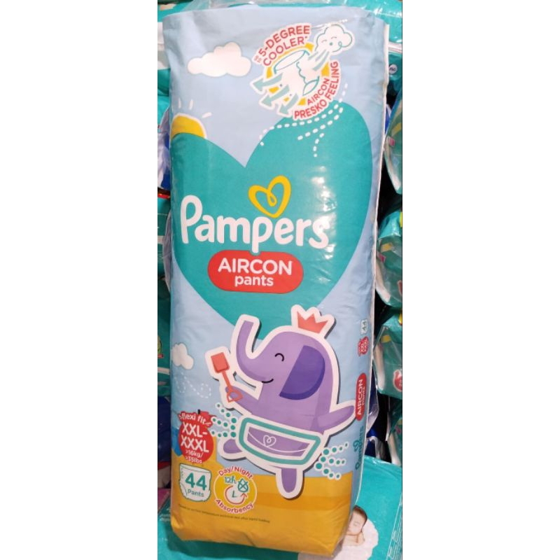 PAMPERS AIRCON XXL-XXXL PANTS (22 PCS/44 PCS) | Shopee Philippines
