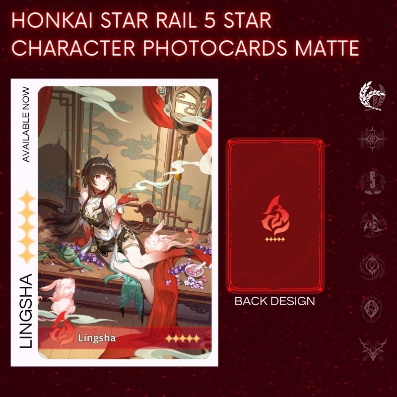 Honkai Star Rail Character Photocards Matte | Shopee Philippines