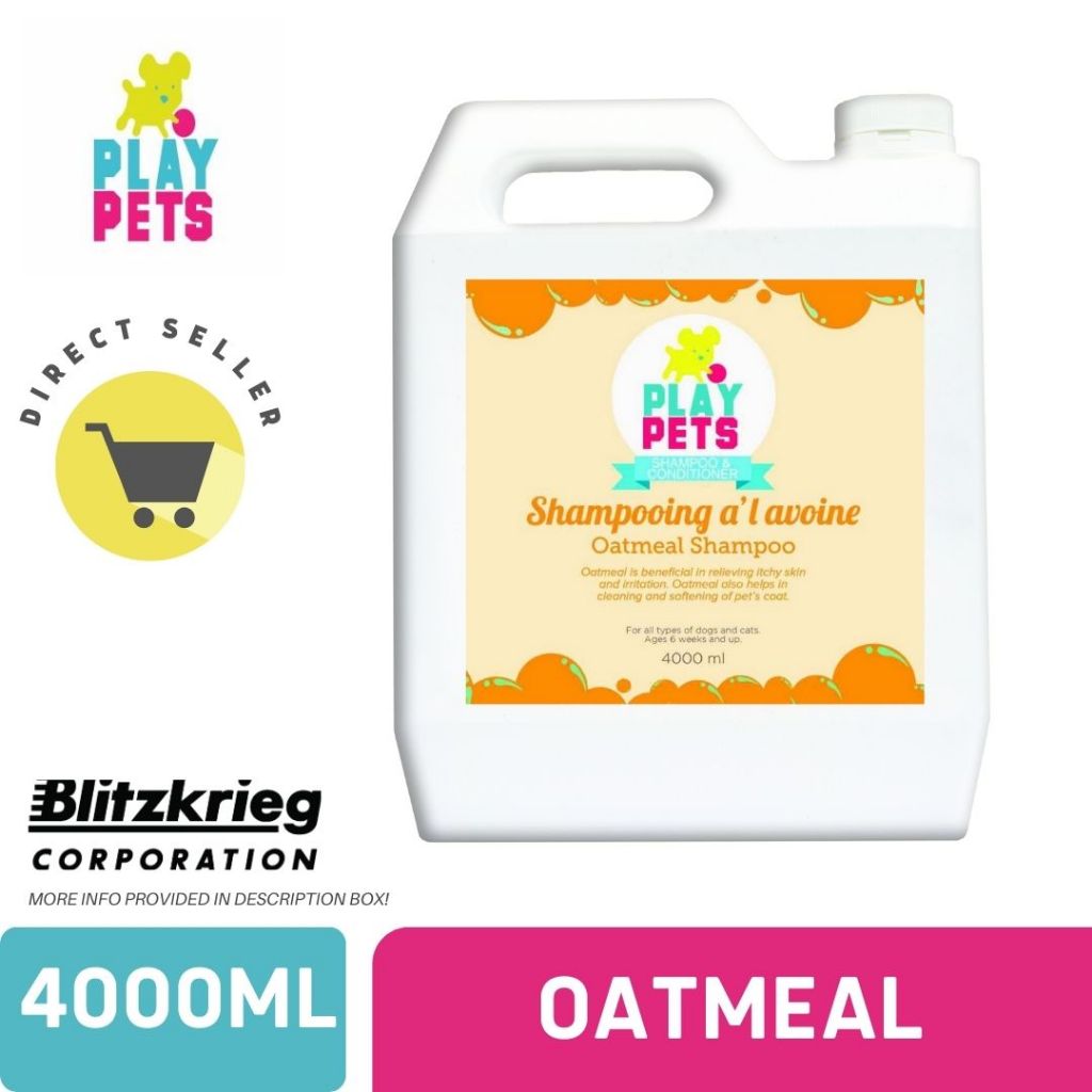 Play Pets Shampoo and Conditioner 4L [BUY 4 GET 1] | Shopee Philippines