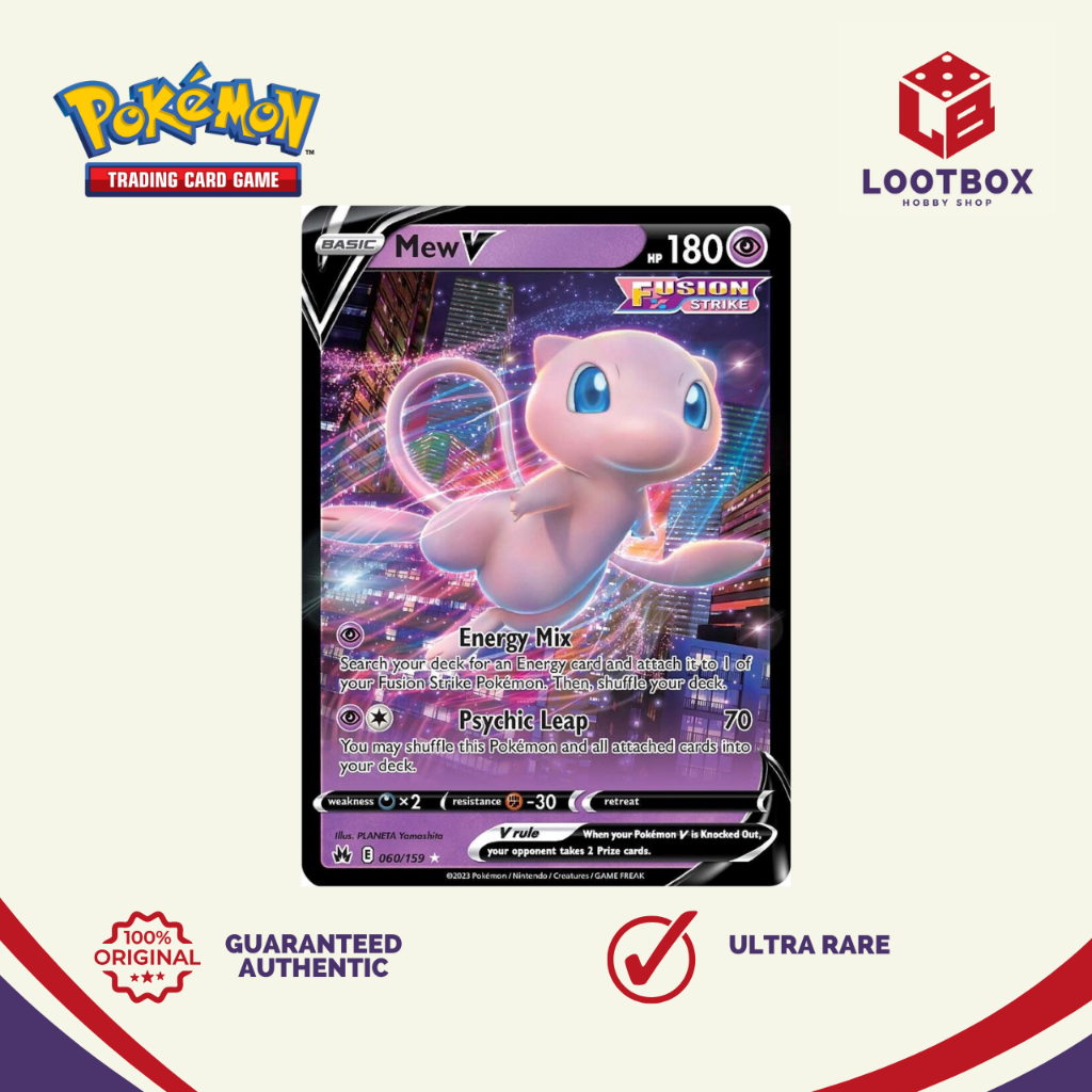 Pokemon Card Game: Mew V (Ultra Rare) - Crown Zenith | Shopee Philippines