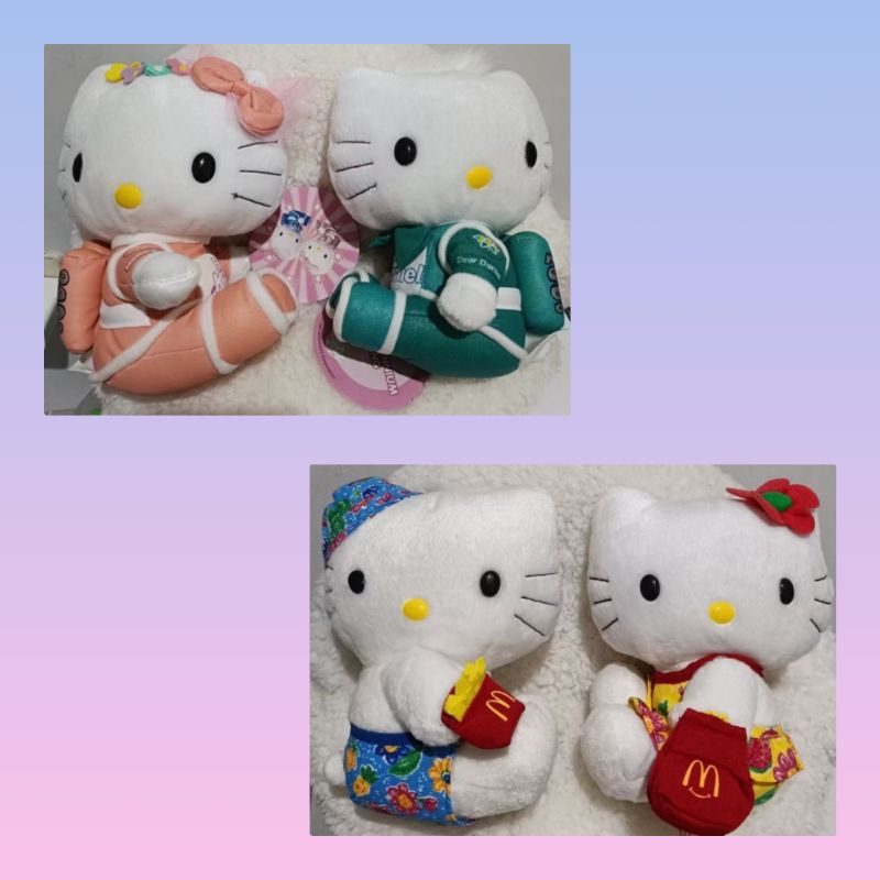 McDonald's Couple Hello Kitty & Dear Daniel Assorted Costumes 7" Plush ...
