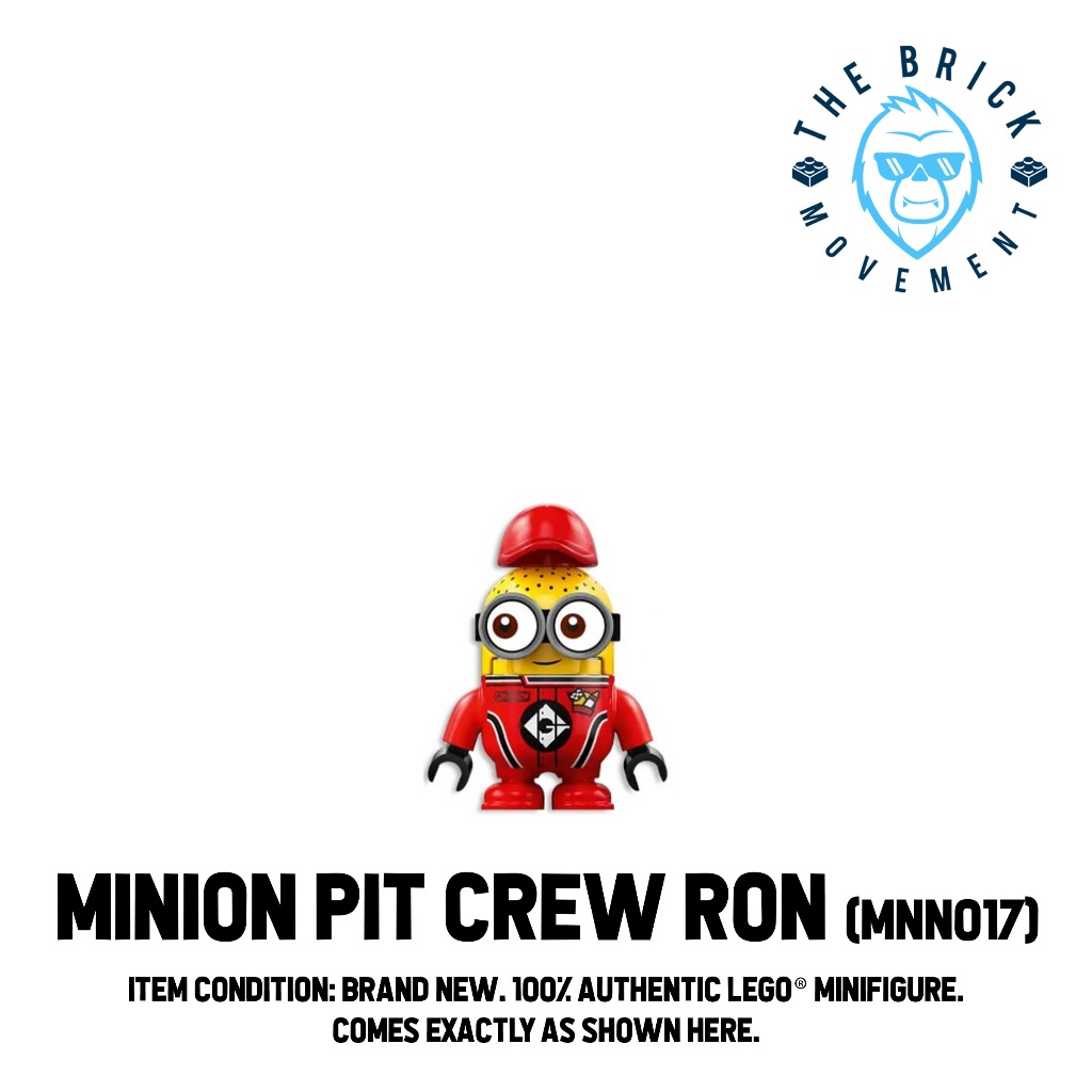 LEGO® MINIONS Minion Pit Crew Ron Minifigure | Shopee Philippines