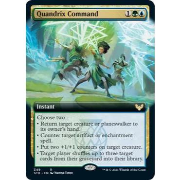 Quandrix Command (Extended Art) - Strixhaven: School of Mages (STX) MTG ...
