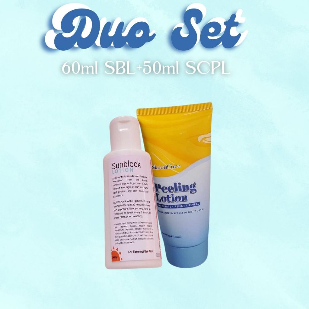 Duo Set 120ml Generic Sunblock Lotion&SkeenCare Peeling Lotion All ...