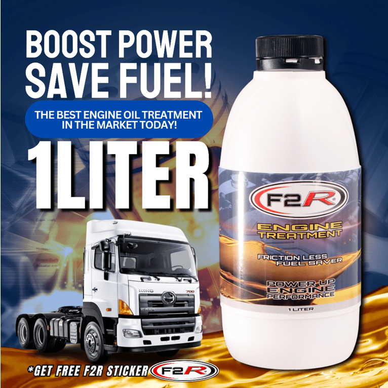 F2R Complete Engine Treatment 1LITER for Gas & Diesel Engine with ...