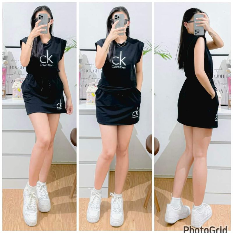 Brody Terno Mini Skirt and top/skiry with two sides pocket | Shopee ...