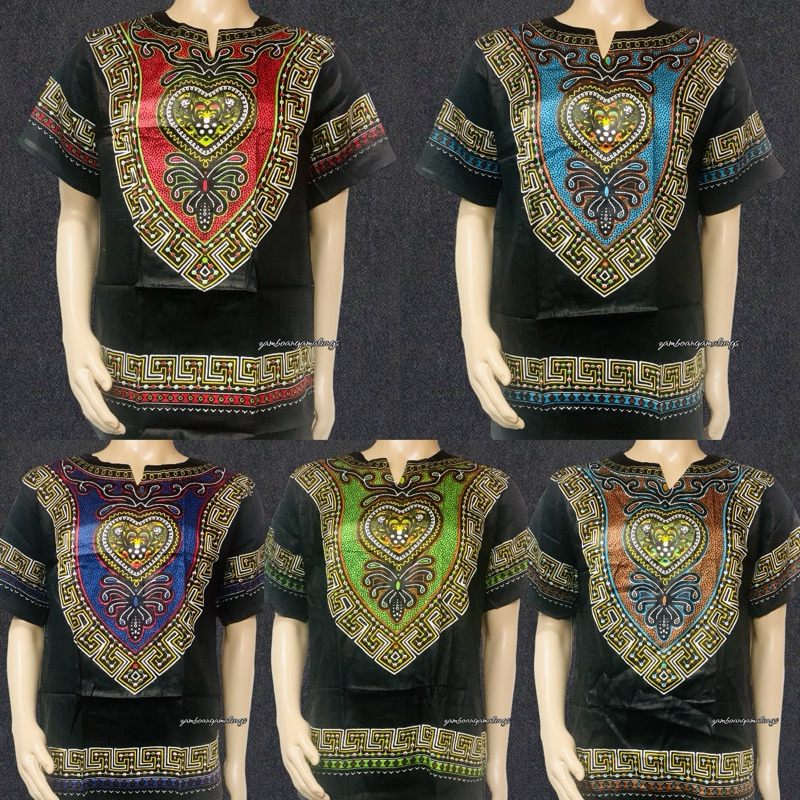 Dashiki African Batik Boho Tribal Shirt Halumna Kukuh Maleo Brand Free ...