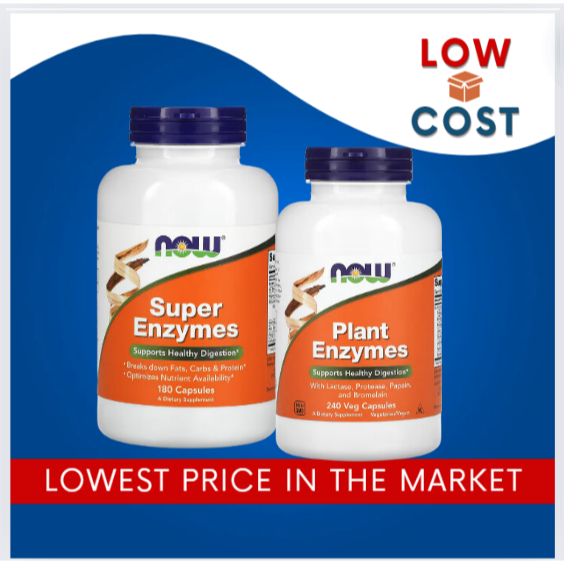 LowCostPH | Now Foods Super Enzymes, 180 Capsules Supports Healthy ...