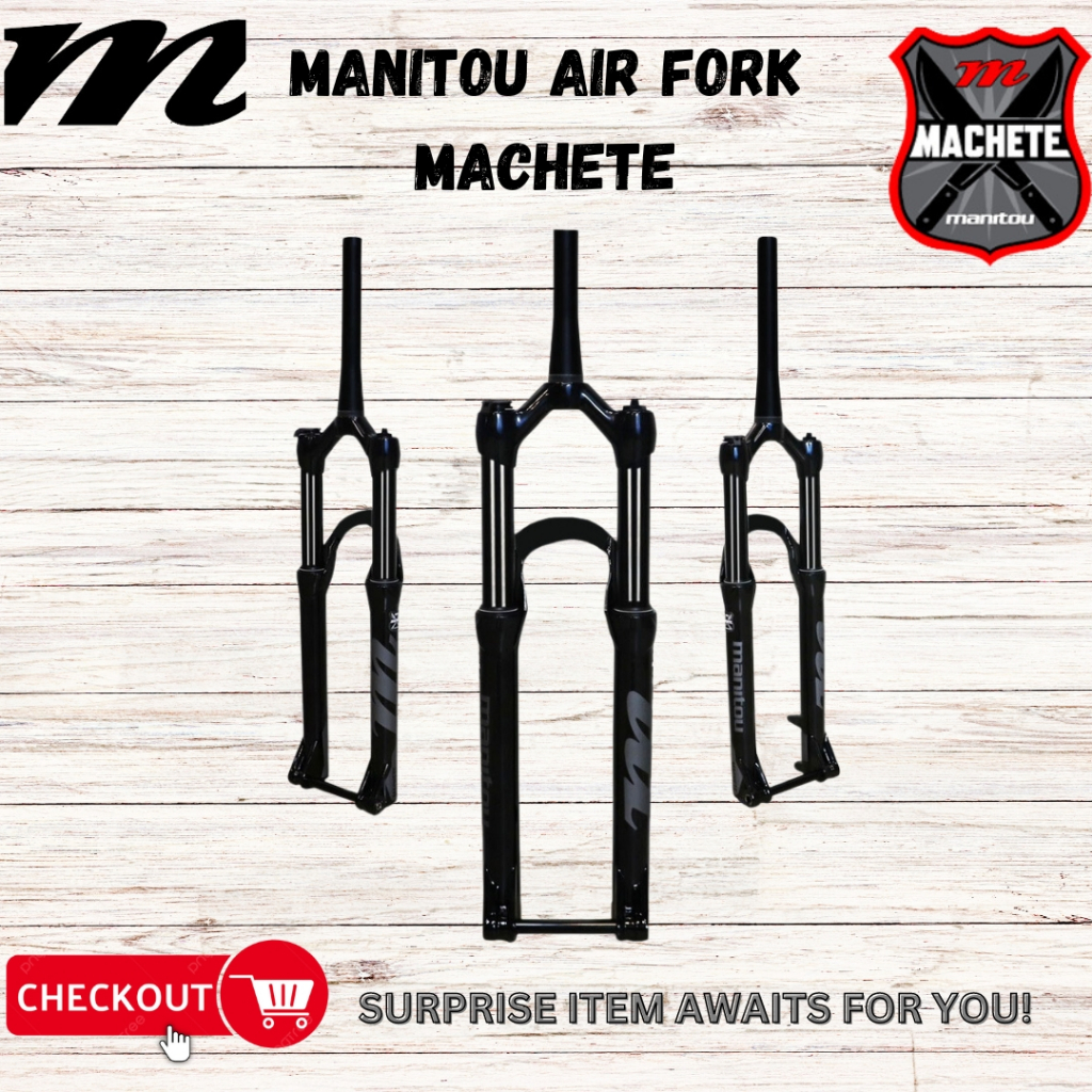 MANITOU MACHETE & MARKHOR MOUNTAINBIKE AIR FORK (TA&QR) | Shopee ...