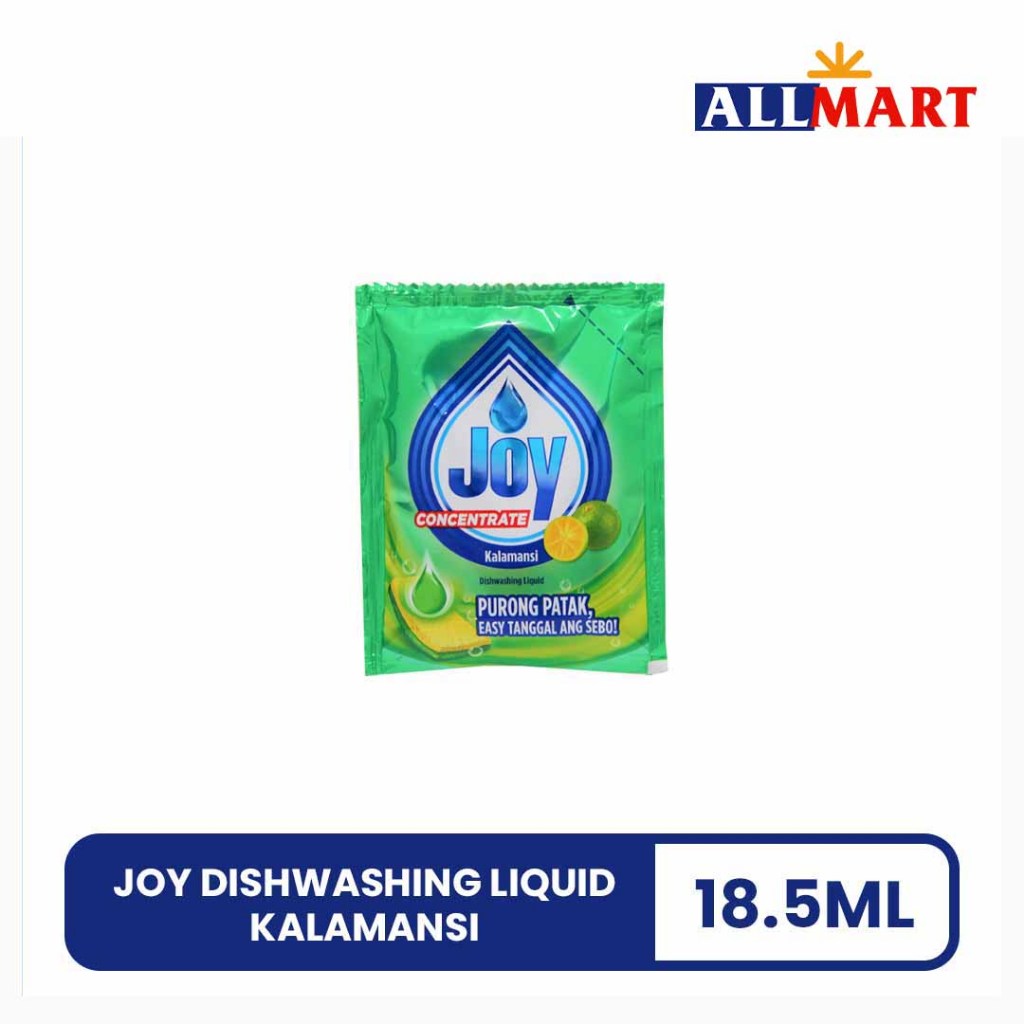 Joy Dishwashing Liquid Kalamansi 18.5ml | Shopee Philippines