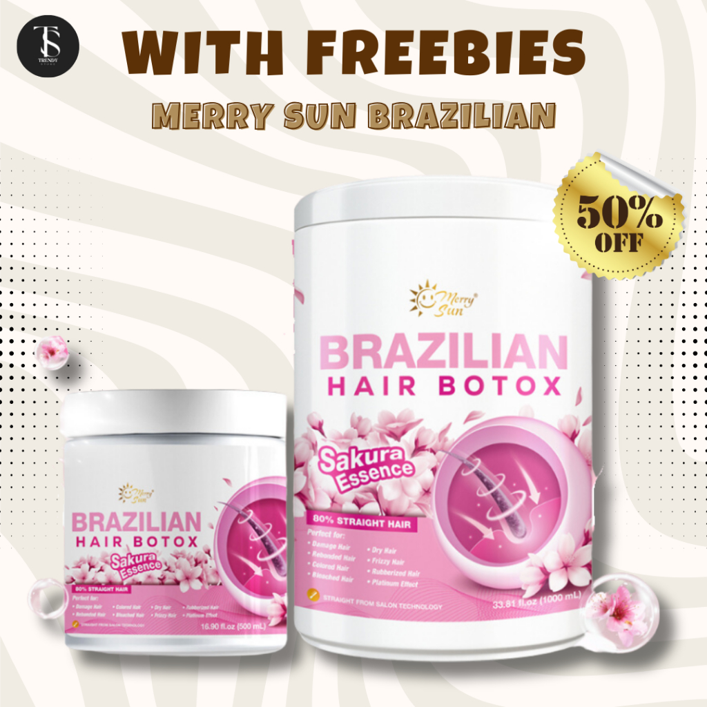 Merry Sun Brazilian Hair Botox With Sakura Essence 500ml & 1000ml Hair ...