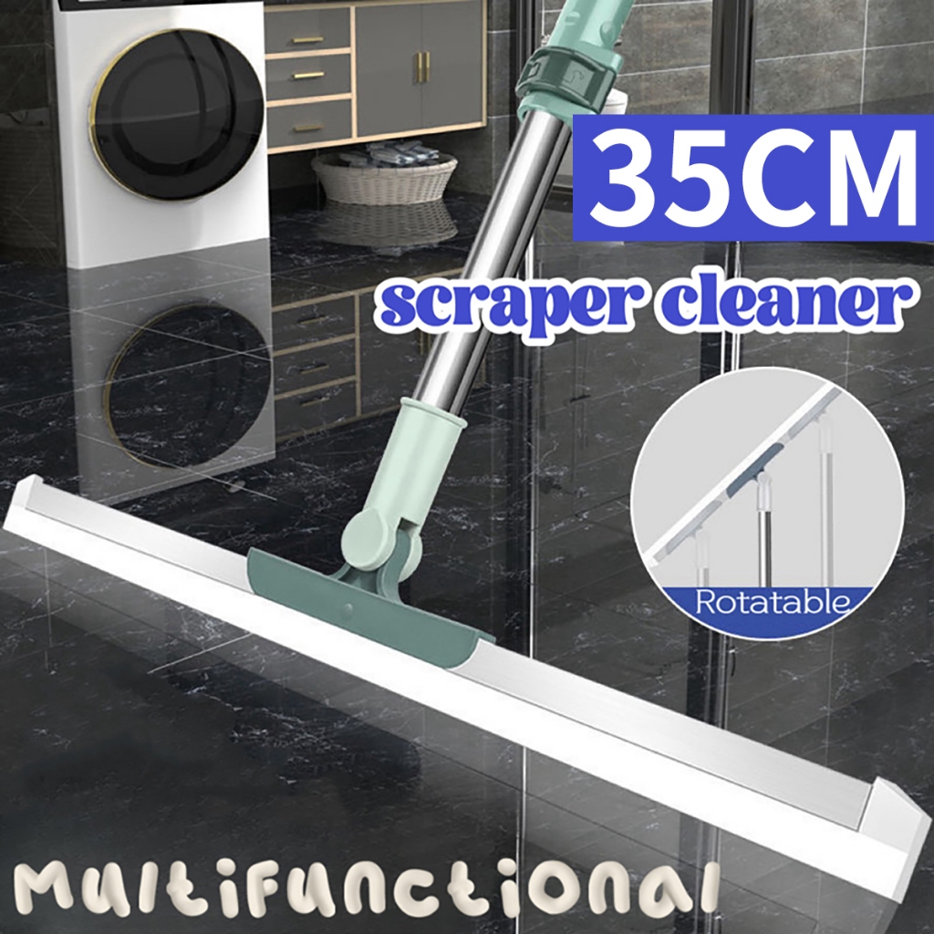 Window Wiper Telescopic Rod Scrape the Ground Window Cleaner Water ...