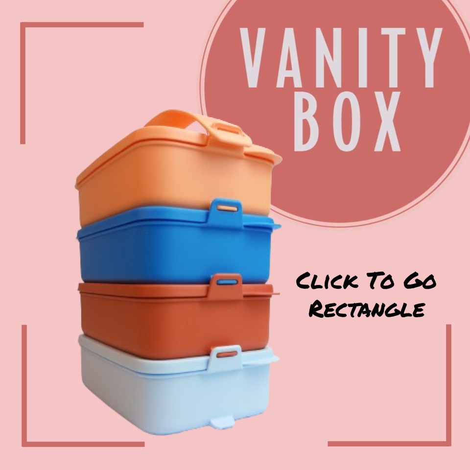 Tupperware Click To Go Rectangle 900ml (Lunch Box) 4 Layers | Shopee ...