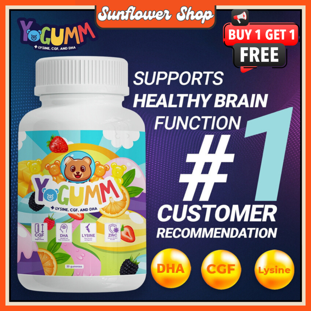 Yogumm Vitamins for Kids Make Kids Smart Brain Booster Memory ...