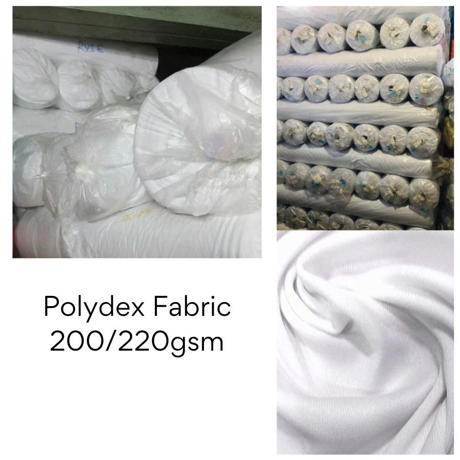 Polydex White Fabric 200 GSM/Good for Sublimation/ | Shopee Philippines