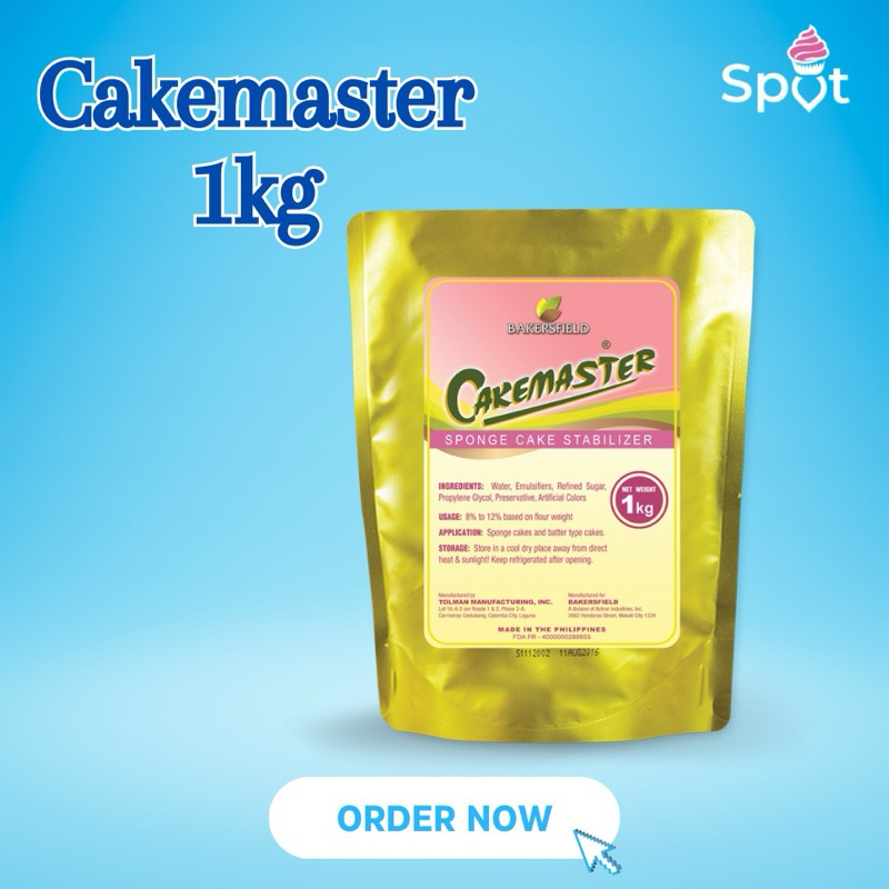 Bakersfield Cake Master Sponge Cake Stabilizer 1kg|February 2026 EXPIRY ...