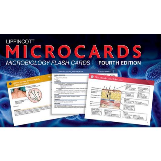 MICROCARDS MICROBIOLOGY FLASH CARDS Fourth Edition | Shopee Philippines