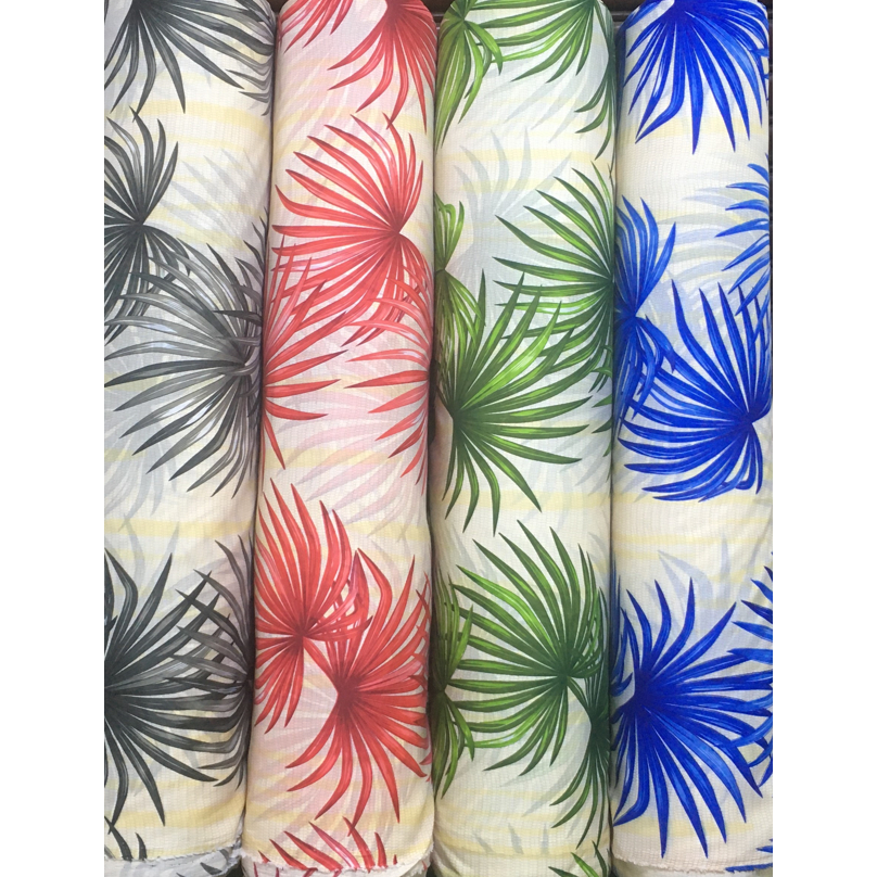 Eva Laika Design Geena Gina or Pongee Leaves Dahon Printed Fabric Sold ...