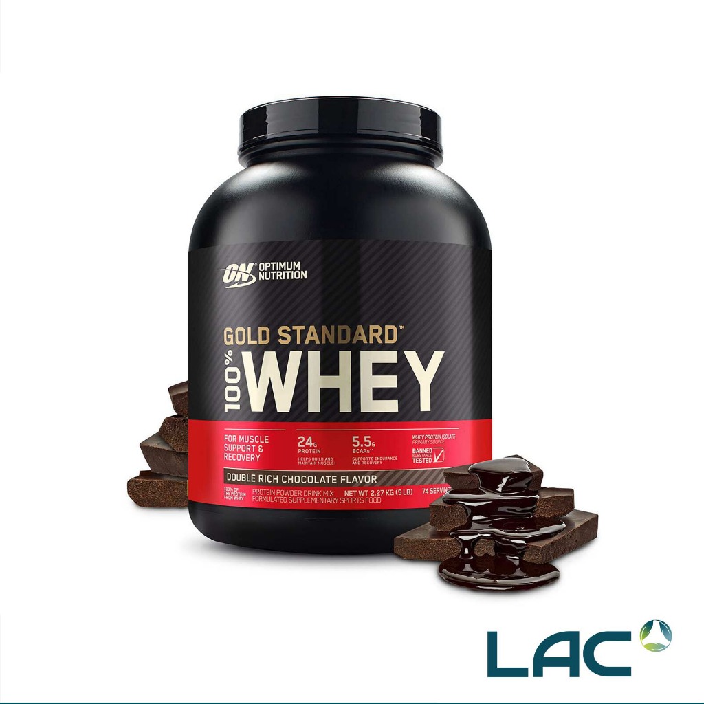 ON Gold Standard 100% Whey Double Rich Chocolate 5lb (Consume within ...