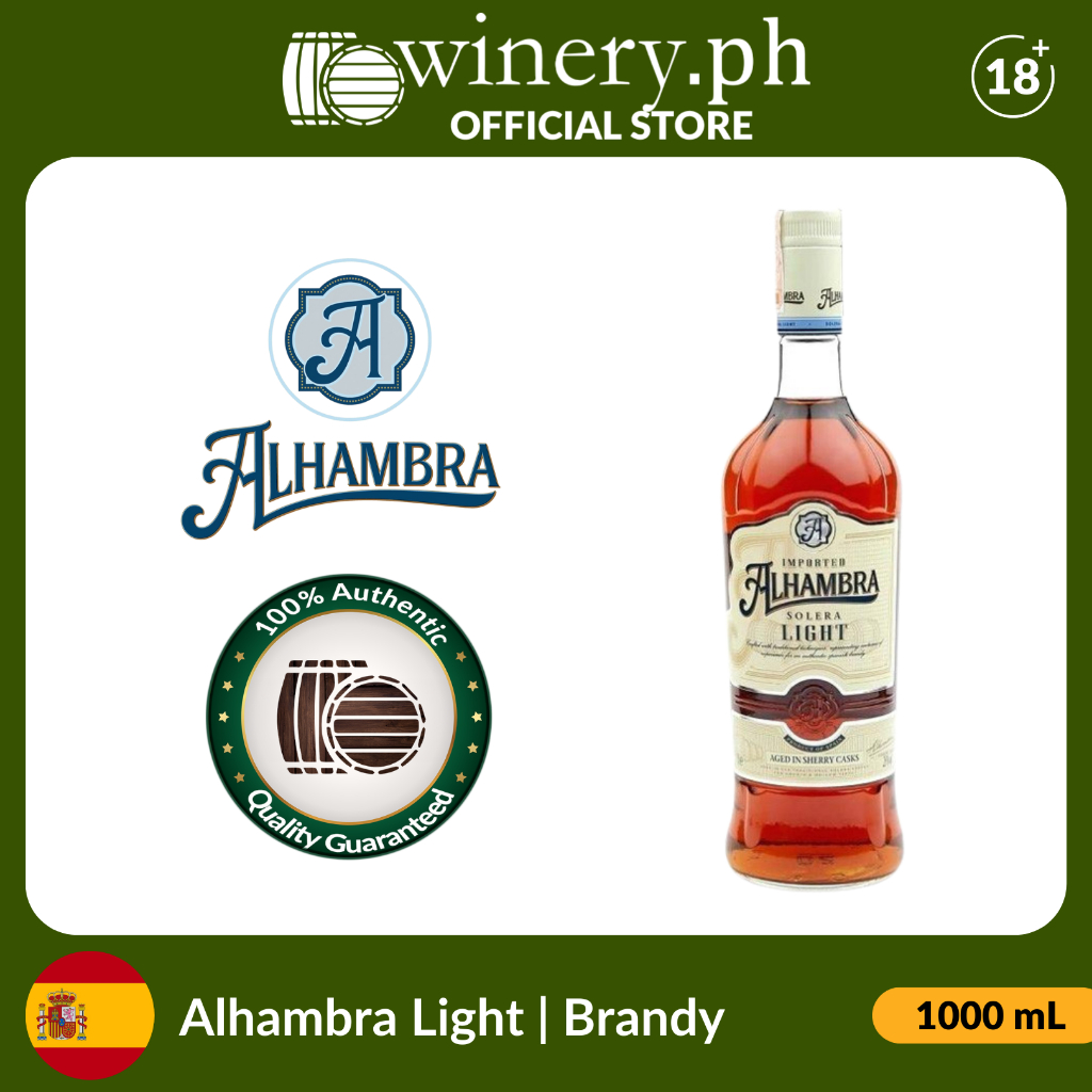 Alhambra Light 1L | Brandy | WINERY.PH | Shopee Philippines