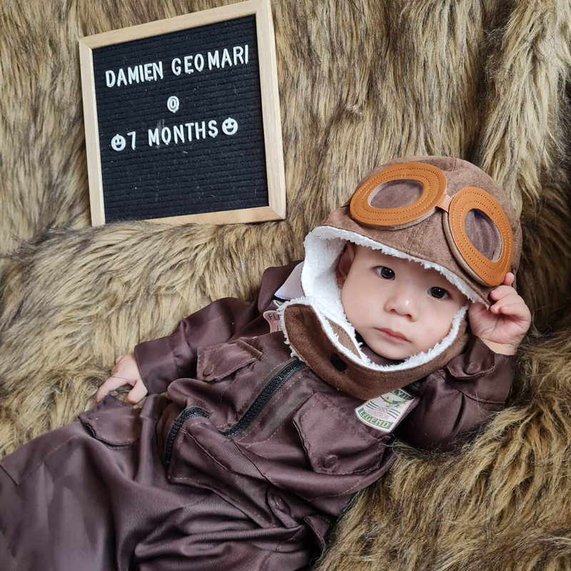 AVIATOR PILOT INDUSTRIAL PILOT BABY COSTUME PILOT FIGHTER PILOT ...