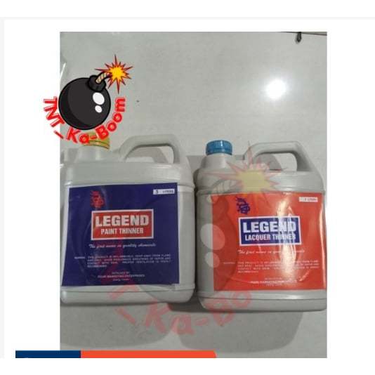 PAINT Thinner and LAQUER Thinner GALLON 3 Liters | Shopee Philippines