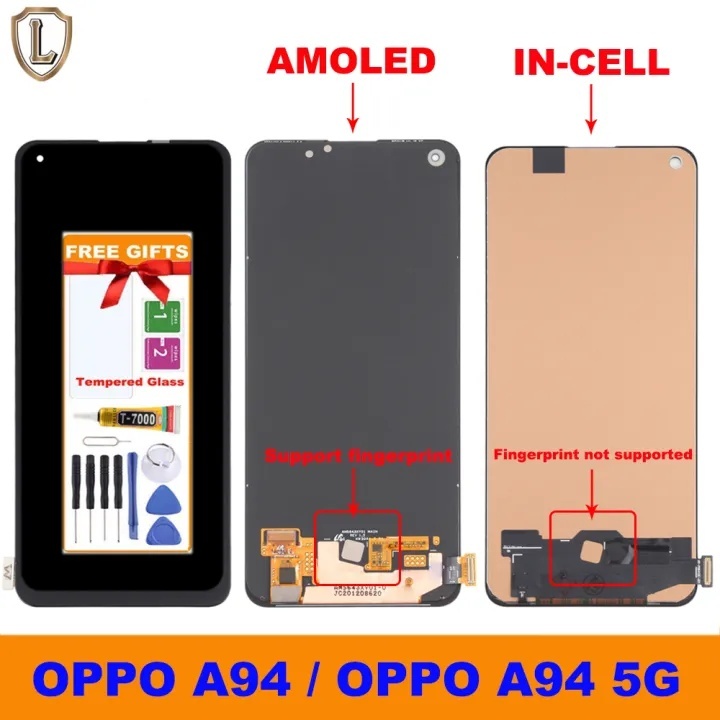OLED OPPO A94 5G LCD TOUCHSCREEN WITH FINGER PRINT REPLACEMENT ...