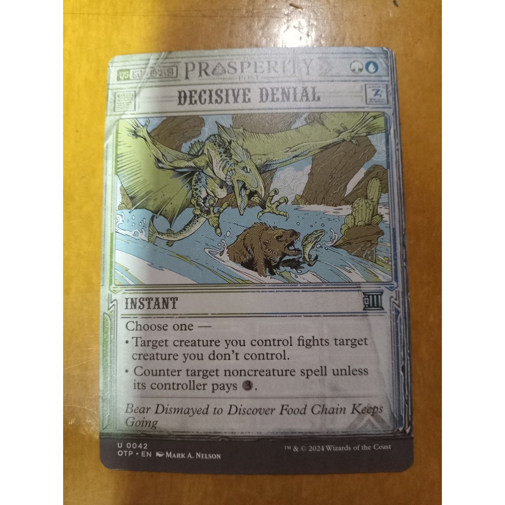 MTG Decisive Denial Uncommon Outlaws of Thunder Junction Breaking News ...