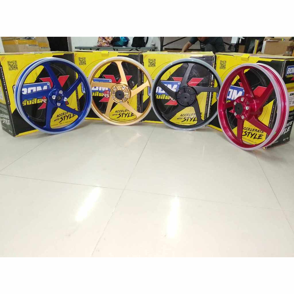 BOM RANGSIT MAGWHEEL FOR SNIPER 150 / 155 " LUMINAR SERIES 5 SPOKES " 1 ...