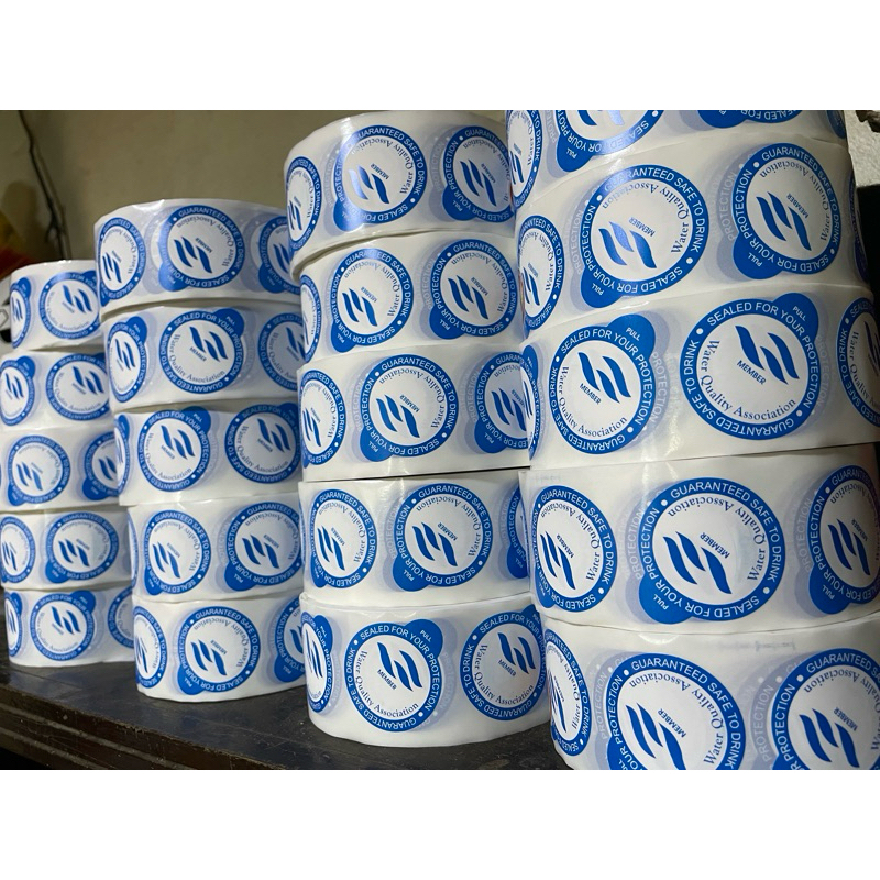Sticker for container/Hygienic Sticker/Non Spill Cap /Round Gallon ...