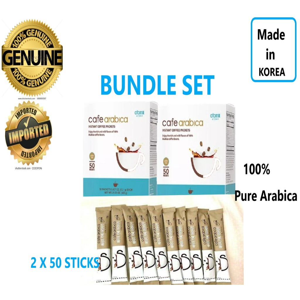 (BUNDLE)ATOMY Coffee 100% Cafe Arabica 3in1 (12gx50 sticks) originally ...