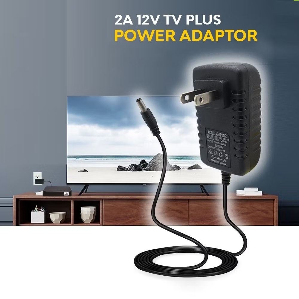 Bosca 12V 2A TV PLUS AC/DC Adapter Charger COD Power Supply For CCTV ...