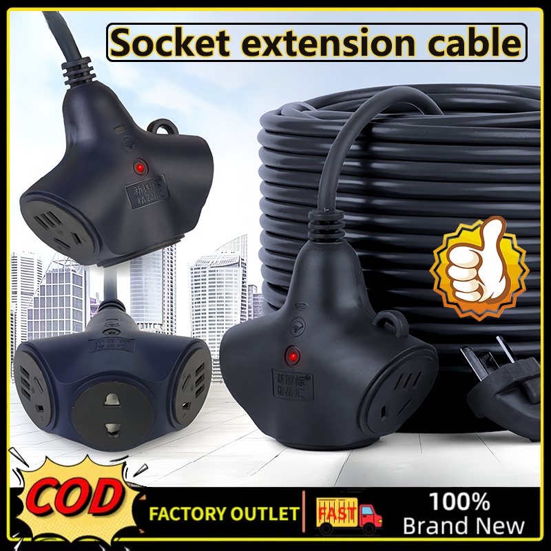 Cord extension socket wire usb heavy duty long Plug-in5M/10M/20M/30M ...