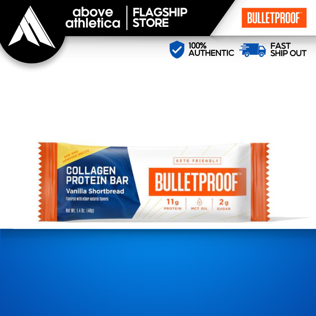 Bulletproof Collagen Protein Bar - 1 bar - Grass Fed Healthy Snack, MCT ...