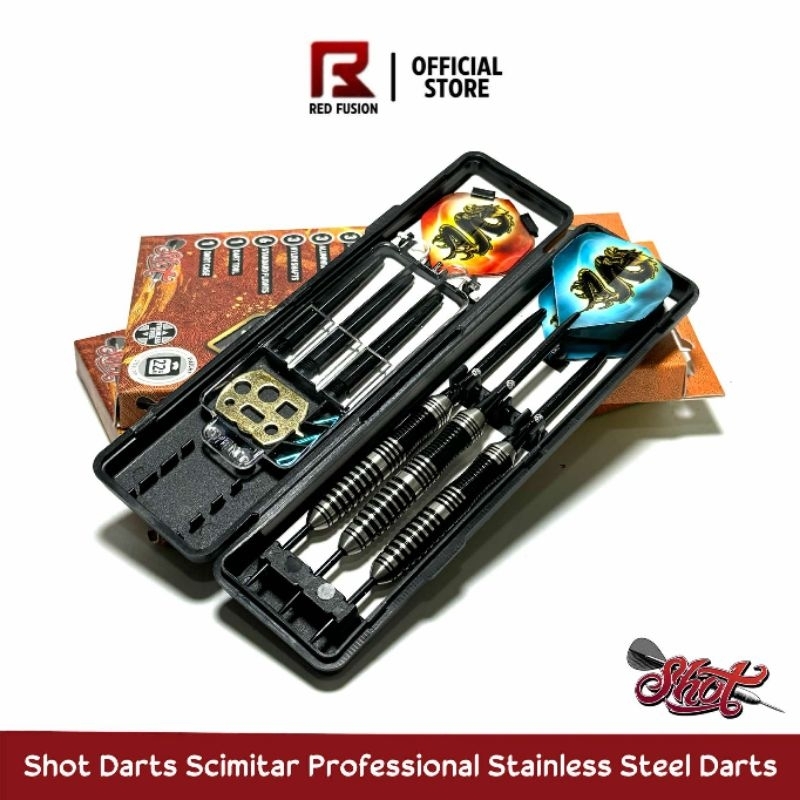 Shot Darts Scimitar Professional Stainless Steel Dartpin | Shopee ...