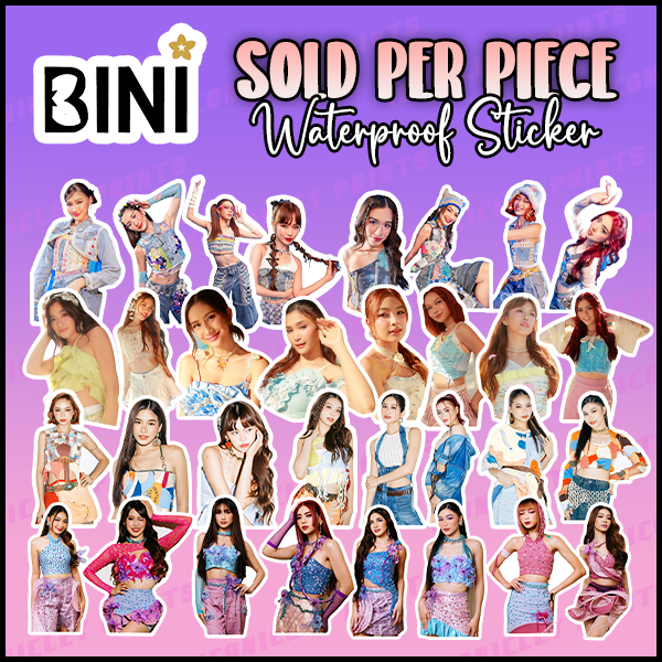 [ BINI STICKERS ] Mikha Stacey Aiah Colet Sheena Maloi Jhoanna Gwen ...