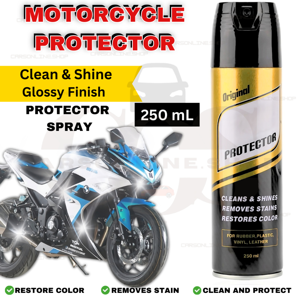 COS PROTECTOR ORIGINAL SPRAY FOR MOTORCYCLE CAR CLEANING 250mL (#6222 ...
