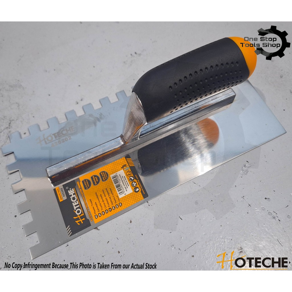 Hoteche Plastering Trowel with Teeth Construction Tools | Shopee ...