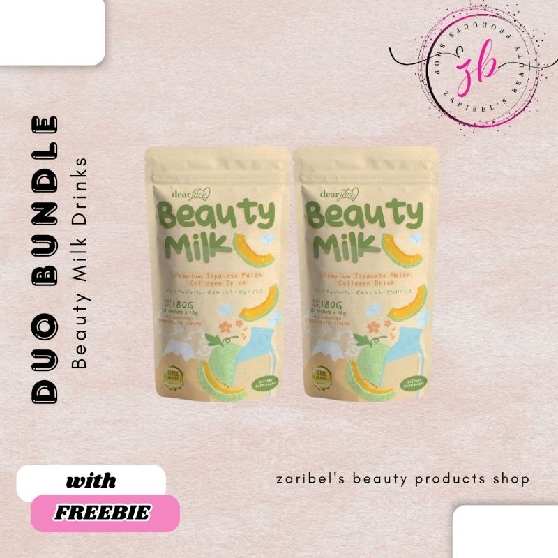 Dear Face | Duo Bundle (Beauty Milk Drinks) | Shopee Philippines