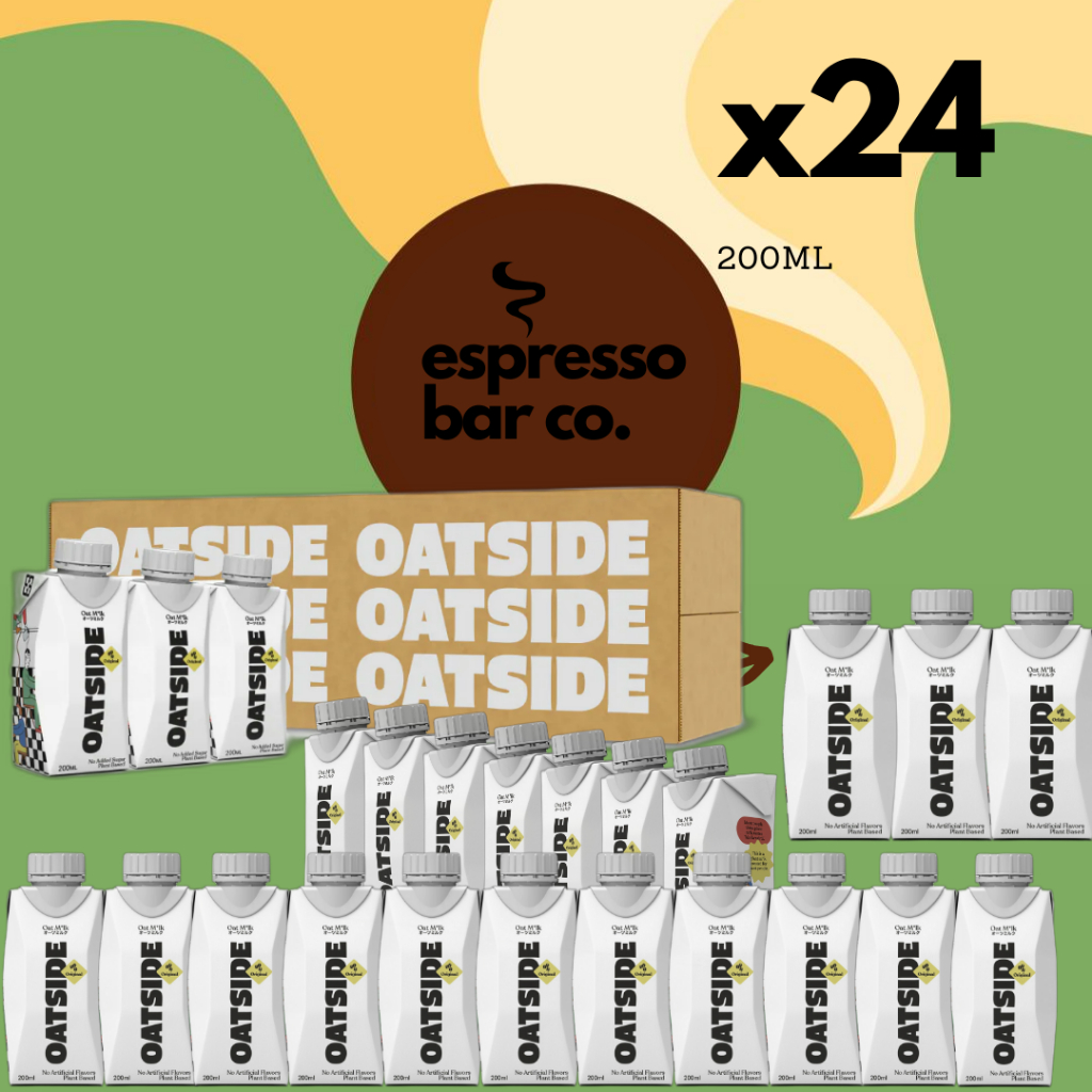 Oatside Barista Blend Oat Milk Pocket Packs (200mL x 24 pcs Pack) Plant ...